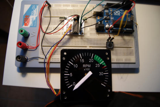 Arduino RPM gauge and Air Manager